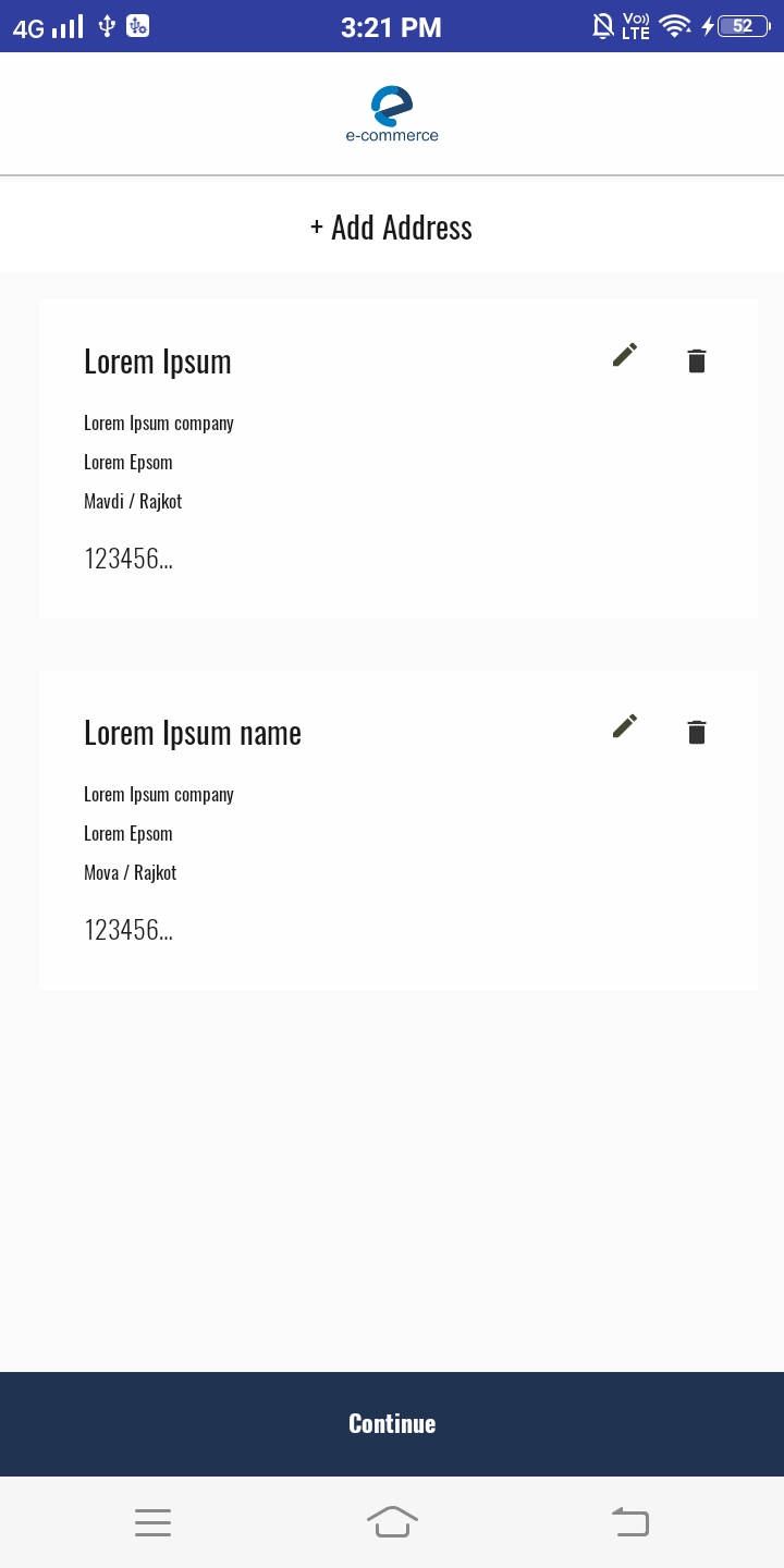 Android E-Commerce template | Java by Reactiveweb | CodeCanyon